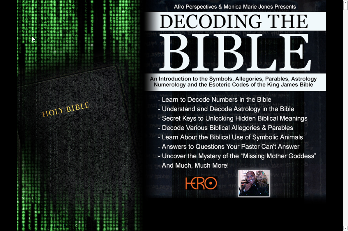 Decoding the Bible - AfroPerspectives